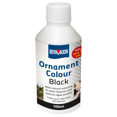 Bermuda Black Ornament Colour 100ml Reduce Algae and Weeds Stunning Water