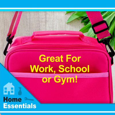 Berry Pink Lunch Cooler Bag With Carry Strap MyBento