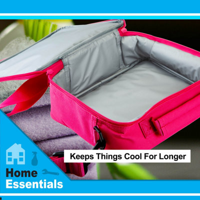 Berry Pink Lunch Cooler Bag With Carry Strap MyBento