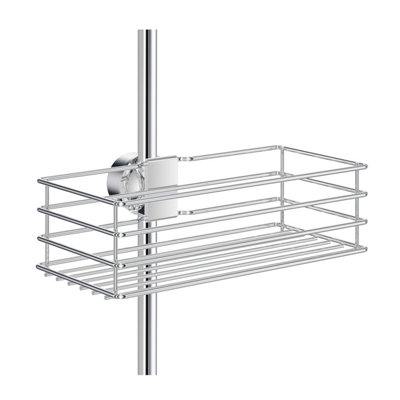 BESLAGSBODEN - Basket for shower riser rail. Chromed.