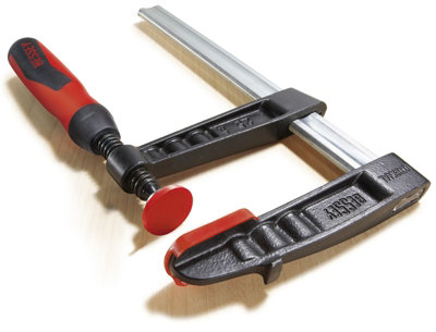 Bessey 250mm Cast Iron Screw Clamp and Anti Slip End Covers 25cm 250/ ...