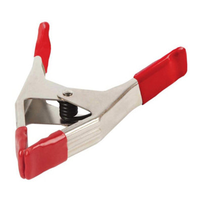 Bessey Metal Spring Clamp Heavy Duty 25mm Opening PVC Grips and Faces ...