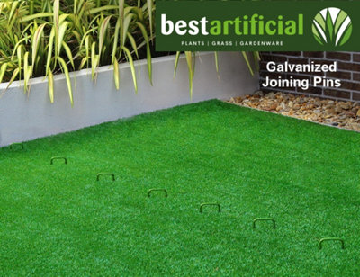 Best Artificial 100 Grass Fixing pins U nails pegs