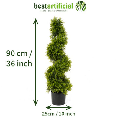 Artificial Cedar Topiary Tree Artificial Cedar Tree 5FT s For Outdoors ...