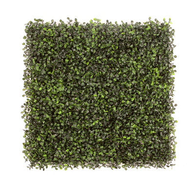 Best Artificial 50cm x 50cm Boxwood Topiary Mat Hedging Panel