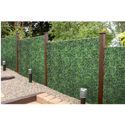 Best Artificial 50cm x 50cm Boxwood Topiary Mat Hedging Panel