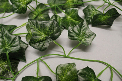 Best Artificial 7ft - 210cm Dark English Ivy Garland String Strand ...