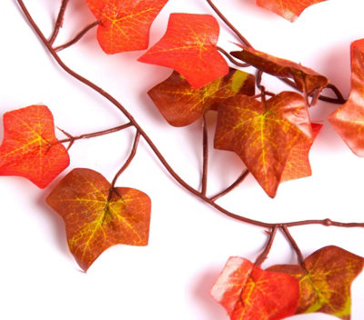 Best Artificial 7ft - 210cm Two Tone Autumn English Ivy Halloween ...
