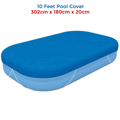 Bestway 10ft Rectangular Swimming Pool Cover Durable Protection for ...