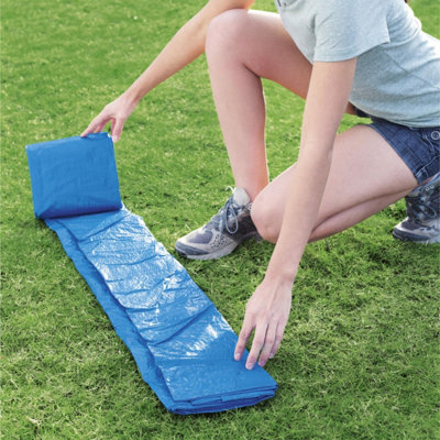 Bestway 16ft Ground Cloth Above Ground Swimming Pool Accessories, Blue