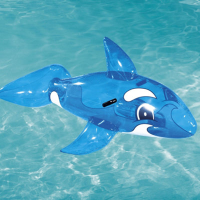 Bestway Blue Whale Pool Float, Kids Inflatable Ride-On with Handles ...