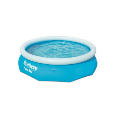 Bestway Fast Set Inflatable Swimming Pool - 10ft x 30in | DIY at B&Q