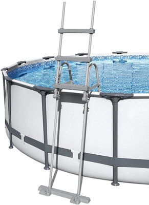 Bestway Flowclear 42 Inch Pool Ladder Safe Access for Above Ground ...