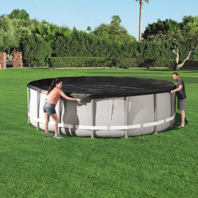Bestway Flowclear Above Ground 16ft Steel Frame Swimming Pool Cover