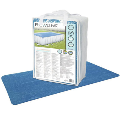 Bestway Flowclear Rectangular Solar Pool Cover For Dirt Prevention ...