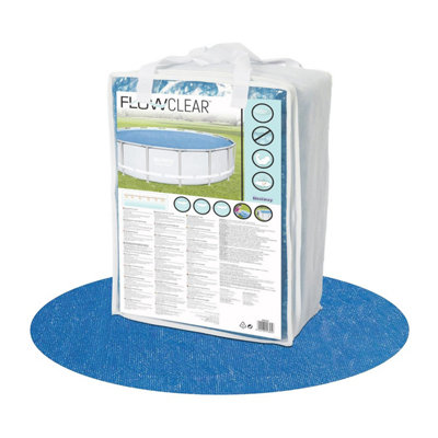 Bestway Flowclear Solar Pool Cover for Steel Pro Pools, 16-18 Feet ...