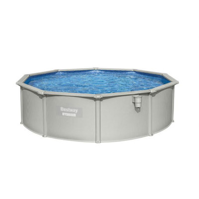Bestway Hydrium 15ft x 48in Pool Set Above Ground Swimming Pool with ...
