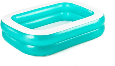 Bestway Inflatable Family Pool Kids Paddling Blue Rectangular with ...