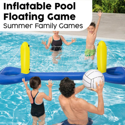 Bestway Inflatable Volleyball Swimming Pool Toy, Inflatable Volleyball Set