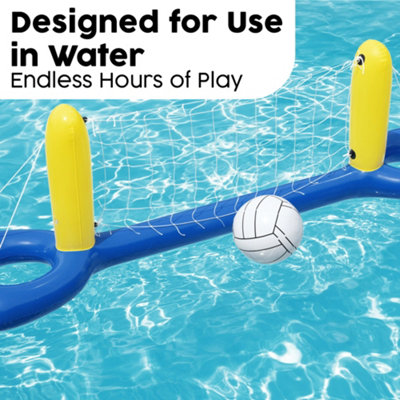 Bestway Inflatable Volleyball Swimming Pool Toy, Inflatable Volleyball Set