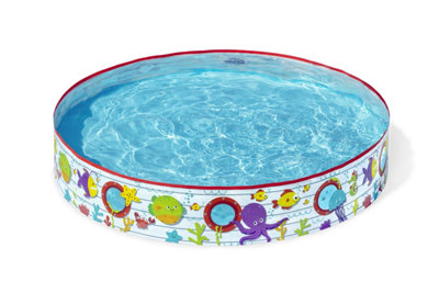 Bestway Kids Paddling Pool Rigid Multicolour Octopus Swimming Pool for ...