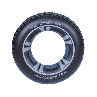 Bestway Mud Master Swim Ring, Inflatable Swimming Float Rung, Pool Float