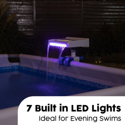 Bestway Soothing LED Pool Waterfall for Above Ground Swimming Pools