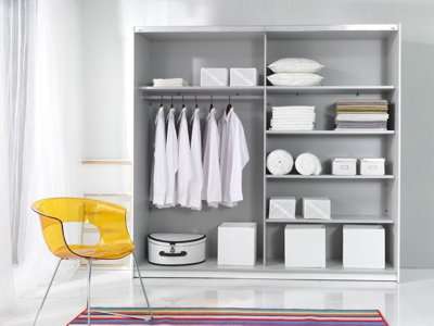 Beta Sliding Door Wardrobe W2200mm H2100mm D600mm - Spacious Elegance ...