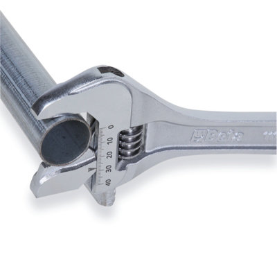 Beta Tools 111ER 300 Reversible Jaw Chrome-Plated Adjustable Wrenches with Scales 300mm