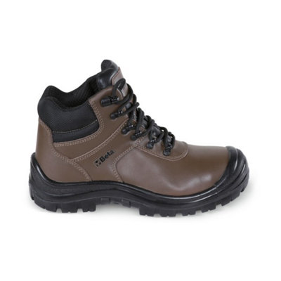 Beta Tools 7236BK Black Brown Safety Footwear Nubuck Ankle Boots UK 10