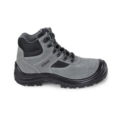 Beta Tools 7249GK Black Grey Trekking Safety Footwear Suede Ankle Boots ...