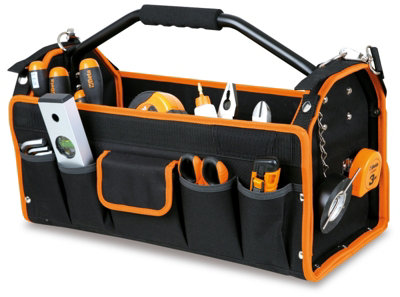 Beta Tools C10 Black Orange Hard Frame Technical Fabric Tool Box