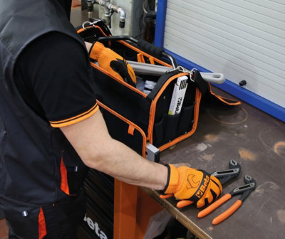 Beta Tools C10 Black Orange Hard Frame Technical Fabric Tool Box