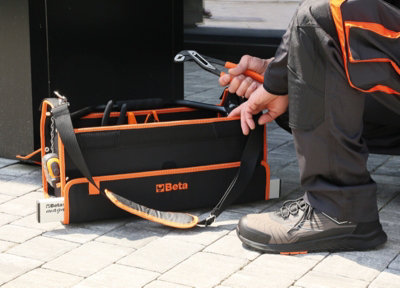 Beta Tools C10 Black Orange Hard Frame Technical Fabric Tool Box