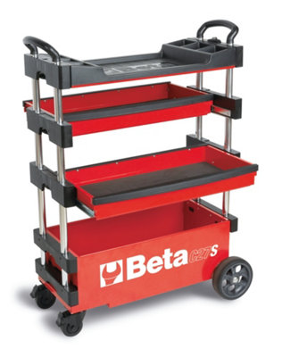 Beta Tools C27S-G Grey Outdoor Folding Tool Trolley