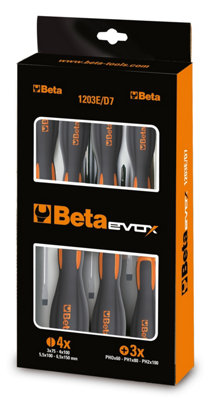Beta Tools Evox 1203E D8P Phillips Slotted 8-Piece Screwdriver