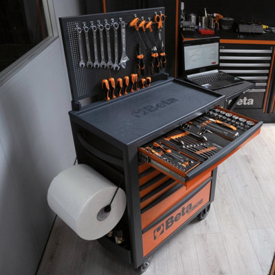 Beta Tools RSC24 7-N Black Mobile 7-Drawer Roller Cab