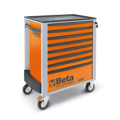 Beta Tools Worker BW 2400S O8 E-L Orange 8-Drawer 398-Piece Tool ...