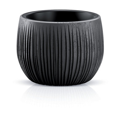 Beton effect Bowl Plastic Flower Plant Garden Indoor Outdoor Planter ...