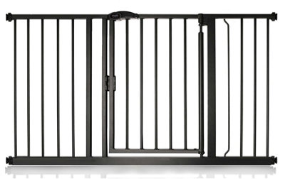 Bettacare Auto Close Stair Gate, 132.6cm - 139.6cm, Matt Black ...