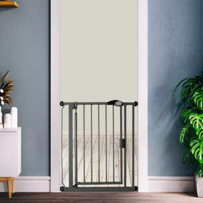 Bettacare Auto Close Stair Gate, 139.8cm - 146.8cm, Slate Grey ...