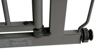 Bettacare Auto Close Stair Gate, 68.5cm - 75cm, Slate Grey, Narrow ...