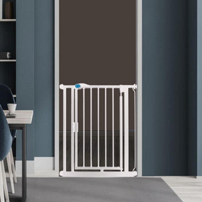 Bettacare Auto Close Stair Gate, 89.4cm - 96.4cm, White, Pressure Fit ...