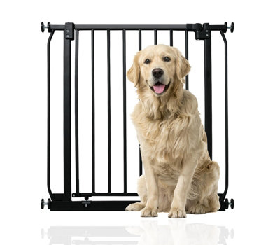Bettacare Elite Pressure Dog Gate Narrow, 65.5cm - 74.5cm, Matt Black ...