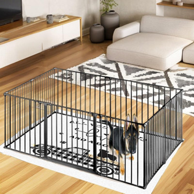 Bettacare Extra Tall Pet Pen, Pentagon, Black, 105cm High, 5 Panels ...