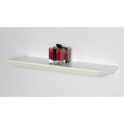 Beveled Edge Floating Shelf 60x20x3.2cm | DIY at B&Q