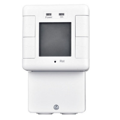 BG Electronic Immersion Heater Timer White (One Size)