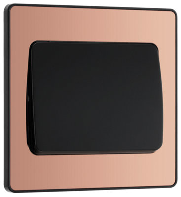 BG Evolve PCDCP12WB Polished Copper 1 Gang 20A 16AX 2 Way Wide Rocker ...