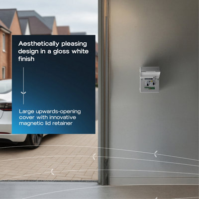 BG Fortress IP20, 5 Module Populated EV Kit 40A 30mA RCD Type A, 40A ...