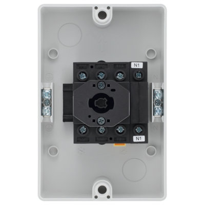 BG Rotary Isolator Switch 4 Pole Padlockable Handle IP65 Rated 44A
